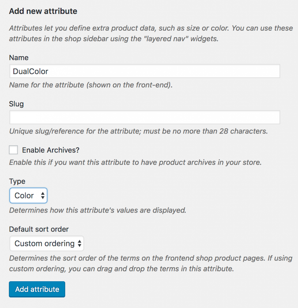 How To Create Woocommerce Multi Dual Color Swatches For Variable Product Variations