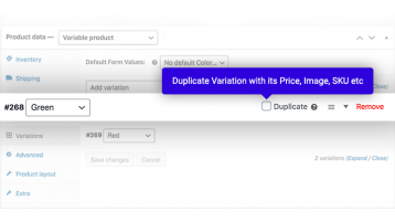 Duplicate Variations for WooCommerce - GetWooPlugins